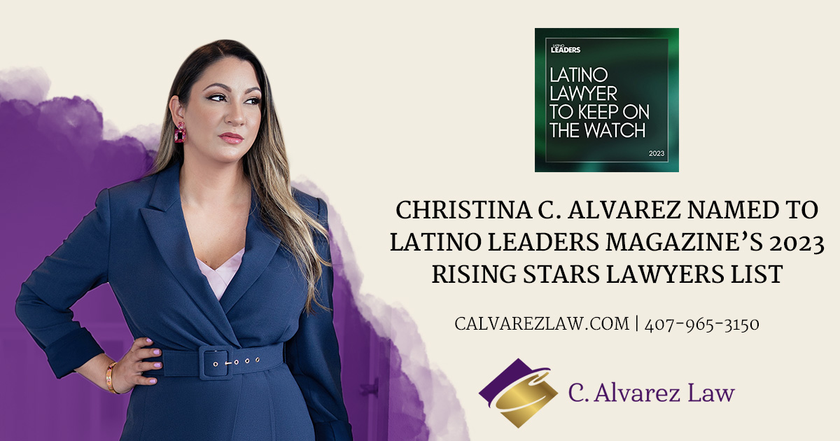 Christina C. Alvarez Named to Latino Leaders Magazine's 2023 Rising ...